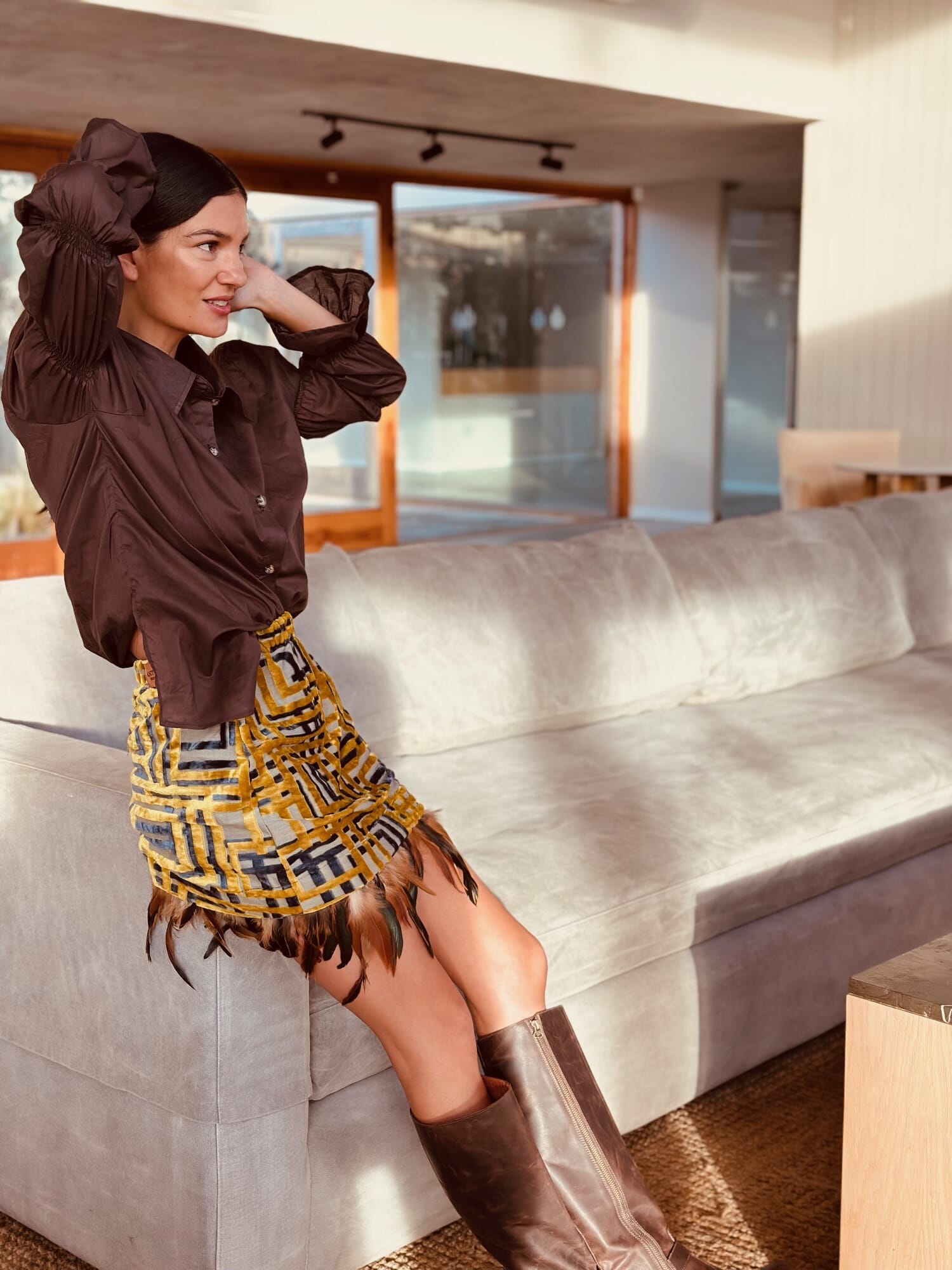 BOHO CHIC SKIRT - Antonia Wool Wear - Tienda Online